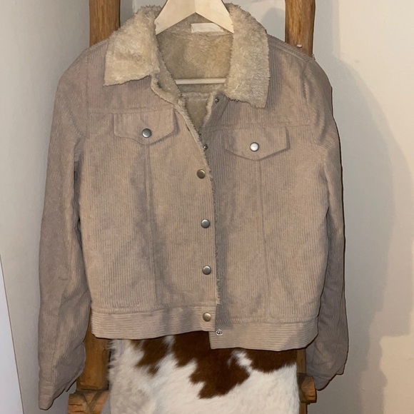 Altar'd State | Jackets & Coats | Altard State Sherpa Lined Corduroy ...